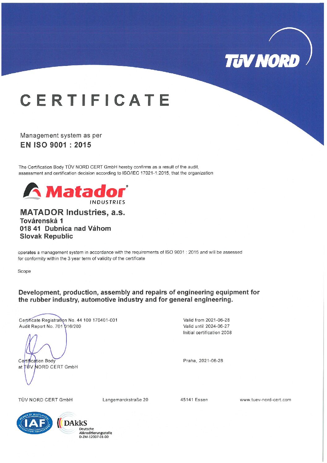 About us - MATADOR Group